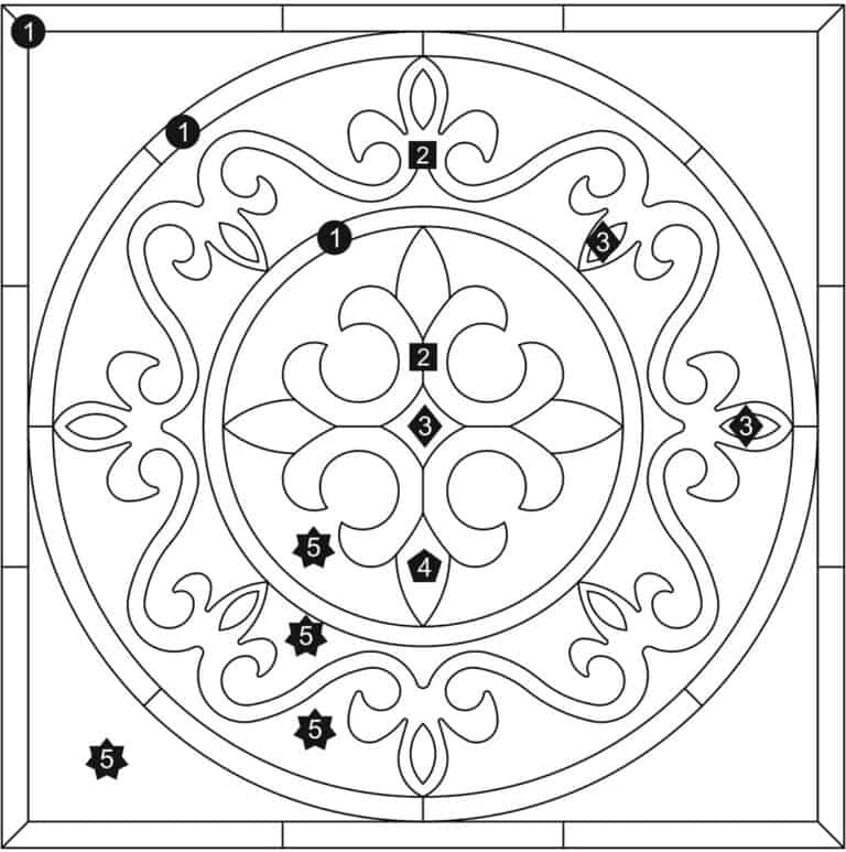 #3260, Custom Colors – Medallion Outlet